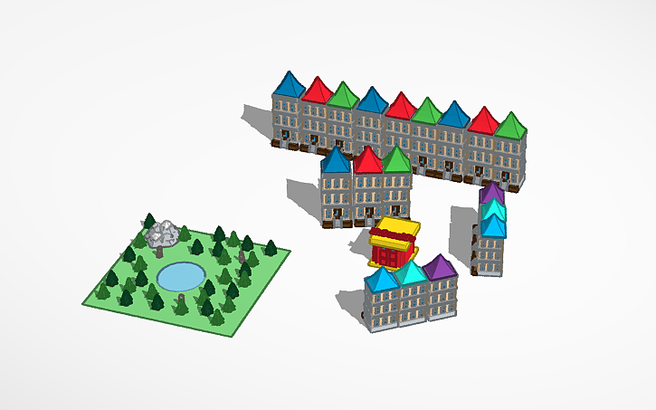 3D design City - Tinkercad