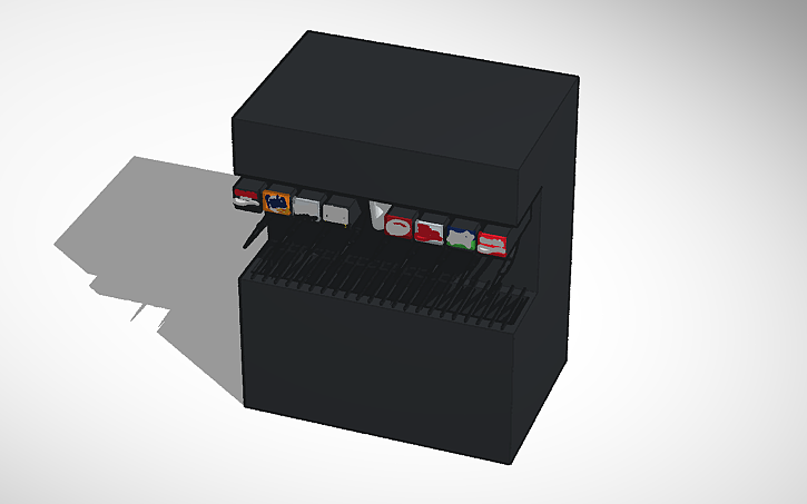 3D design Soda Machine - Tinkercad