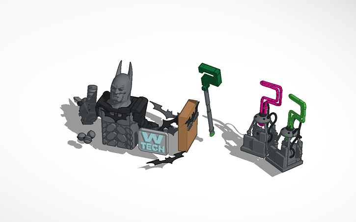 3D design Batman Items | Tinkercad