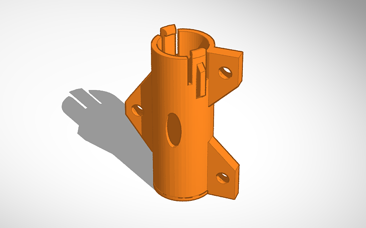3D design Hypercube-Dual_Bushing_Holder_WithMargins - Tinkercad