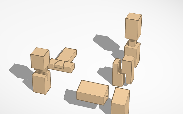 3D design TIPOS DE ENCASTRES - Tinkercad