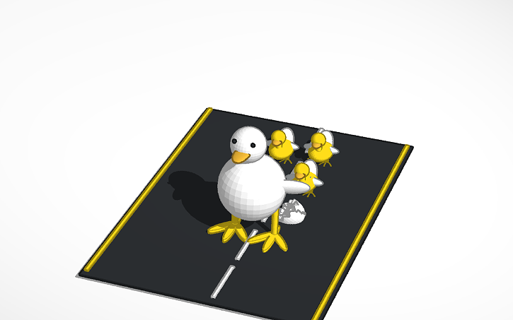 3d Design Duck Tinkercad