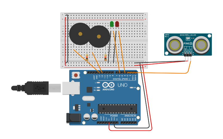 Circuit design Aula distancia | Tinkercad