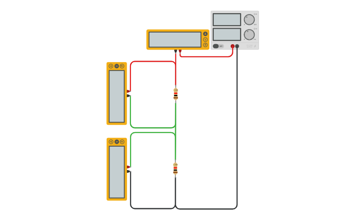 Circuit design Montage Série - Tinkercad