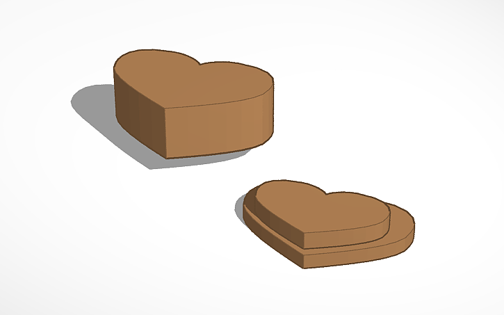 3D design Heart Box - Tinkercad