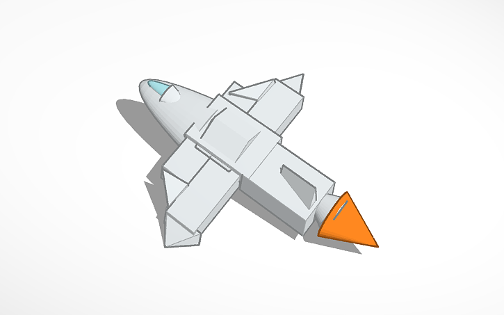 3D design jet - Tinkercad