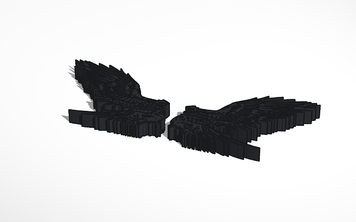 3D design Wings - Tinkercad