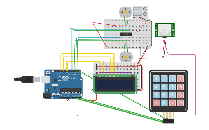 Circuit Design 2wd Robot X1 Tinkercad