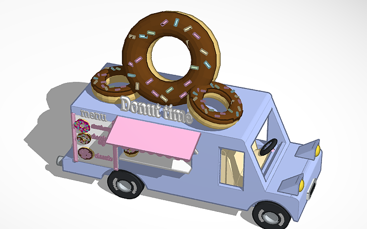 3D design Food truck - Tinkercad