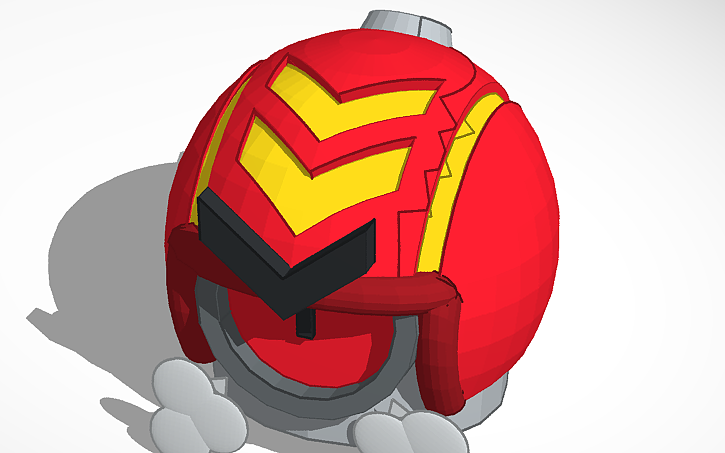 3D design Stu "Angry" Pin(Brawl Stars) - Tinkercad