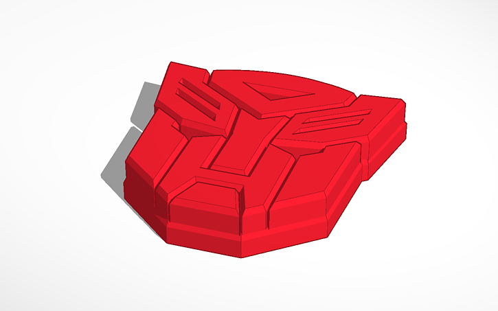 3D design Transformers Autobots key chain - Tinkercad