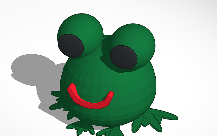 3D design Frog Finger Puppet | Tinkercad
