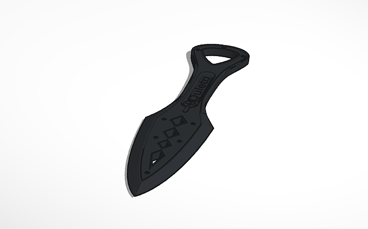 3D design Wraith Kunai Knife - Tinkercad
