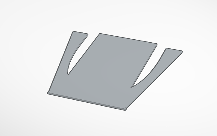 3D design hood cover - Tinkercad