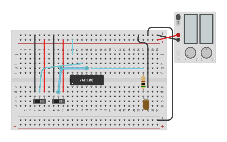 Circuit design Atividade – Circuito lógico combinacional | Tinkercad