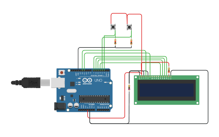 Circuit design Timer - Tinkercad