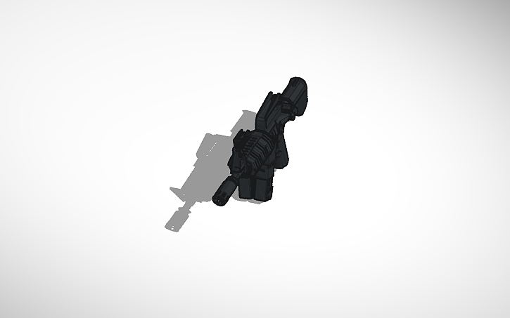 3D design Playmobil M4a2 - Tinkercad