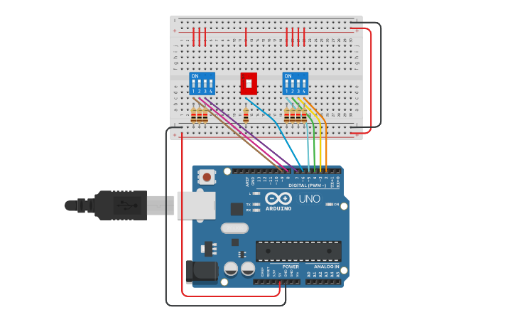 Circuit Design Activity 2 Alu Tinkercad