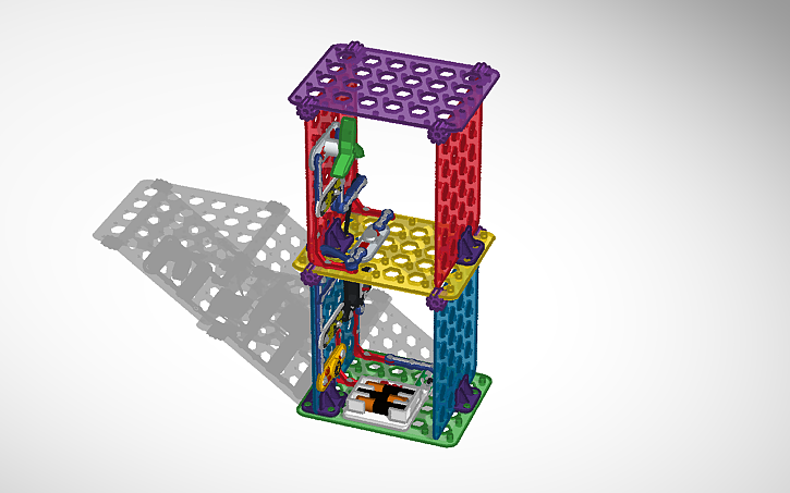 3D design Project #33 - 2-Story Building - Tinkercad