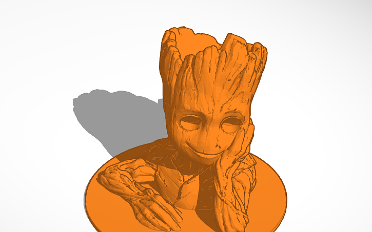 3D design Groot - Tinkercad