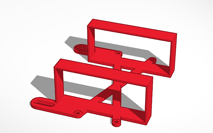 3D design Power Supply Carriage - Tinkercad