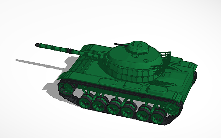 3D design M60 Patton - Tinkercad