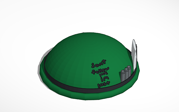 3D design Military helmet - Tinkercad