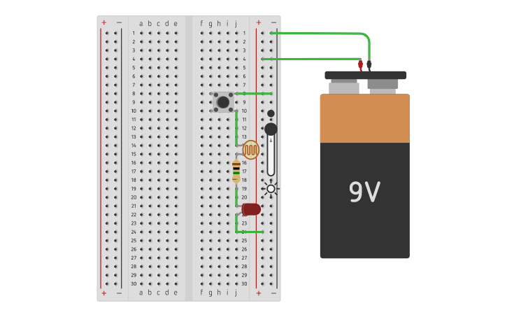 Circuit Design Grade 6 Automatic Street Light Led Using Ldr Tinkercad