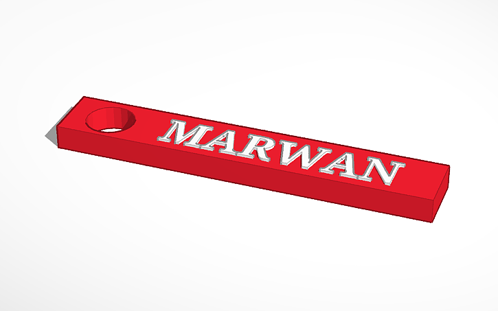 3D design Marwan - Tinkercad