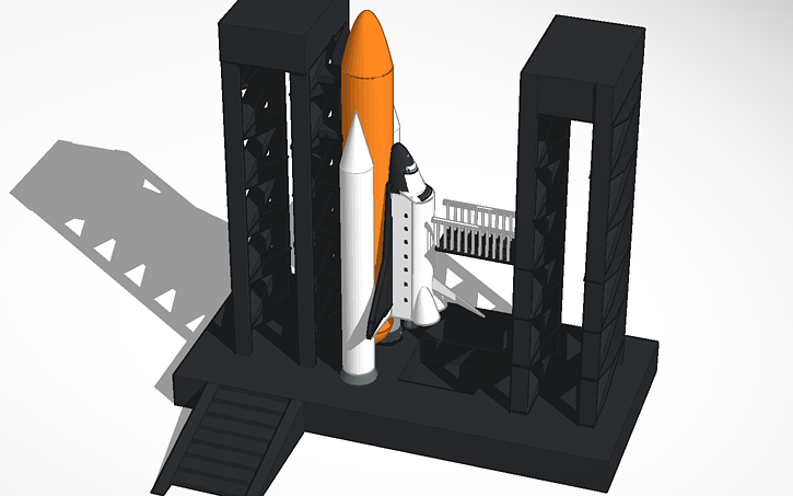 3D design rocket launch - Tinkercad