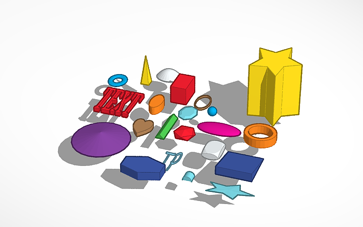 3D design Basic Shapes Project - Tinkercad