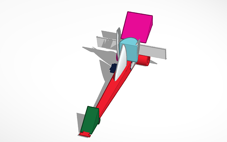 3D design 2 year old made Dragster | Tinkercad
