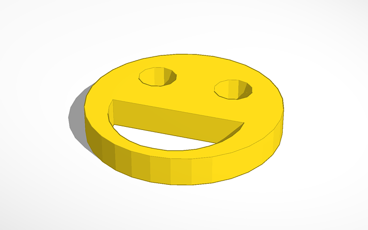 3D design smile - Tinkercad