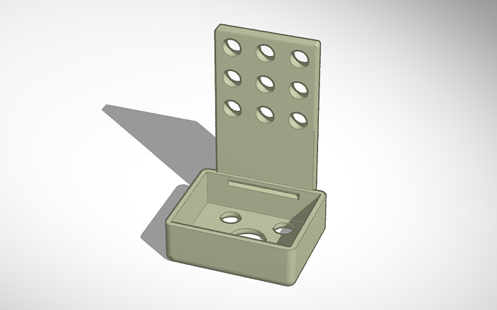3D design Color Sensor Housing with Bracket - Tinkercad