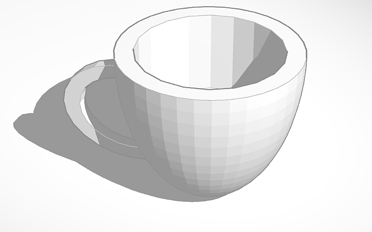 3D design cup - Tinkercad