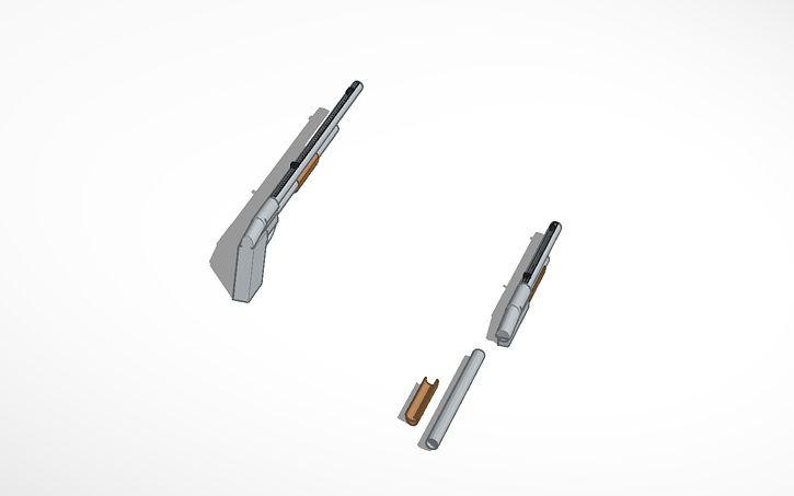 3D design Poop Gun - Tinkercad