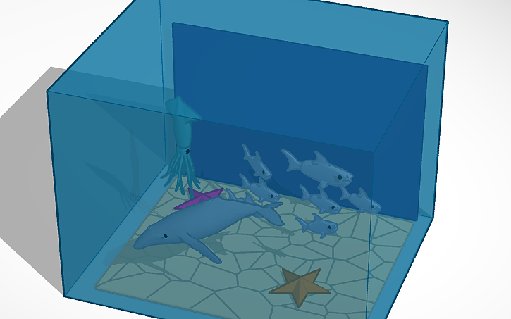 3D design The Sea World - Tinkercad