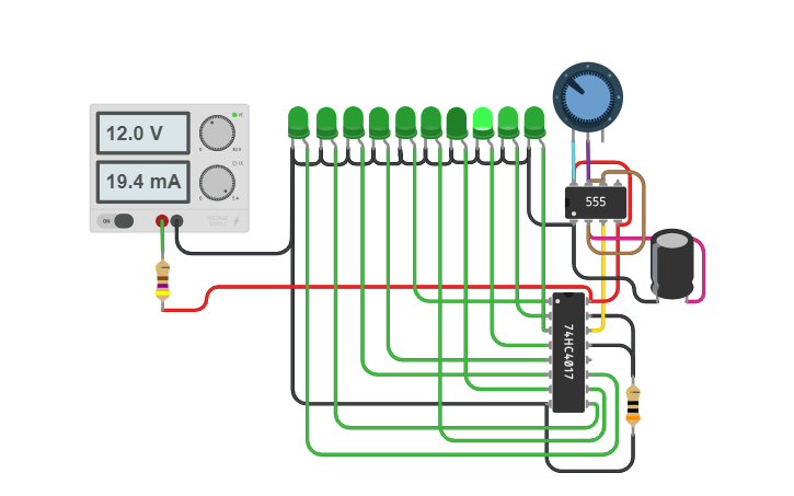 Circuit Design Countdown Timer Tinkercad