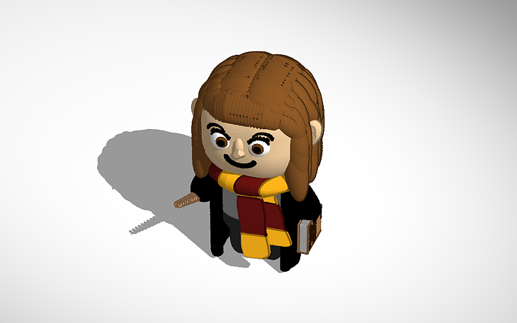 3D design Mini Hermoine Granger - Tinkercad