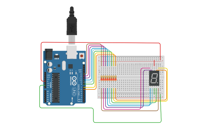 Circuit design 7 - Seg RecibeSerie - Tinkercad