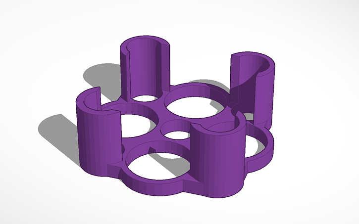 3D design Science Vial Holder - Tinkercad
