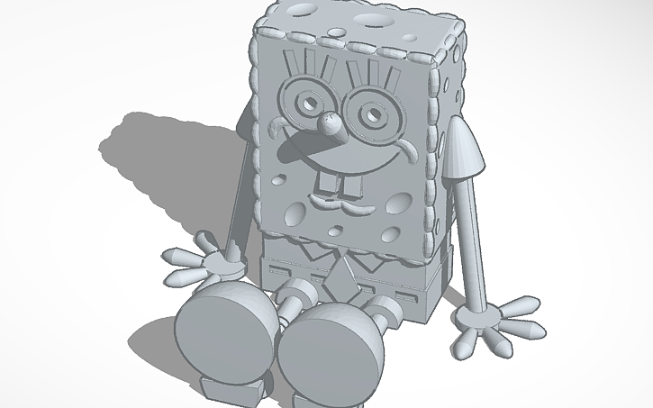 3D design spongebob v1 | Tinkercad