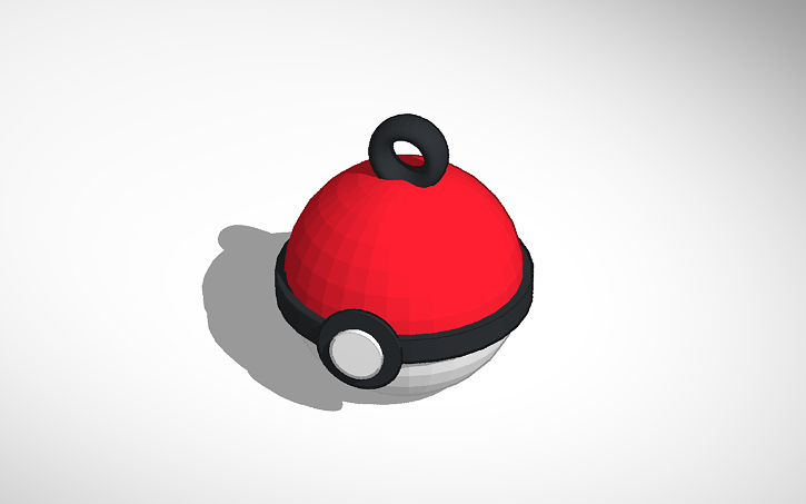 3D design pokemon keychain - Tinkercad