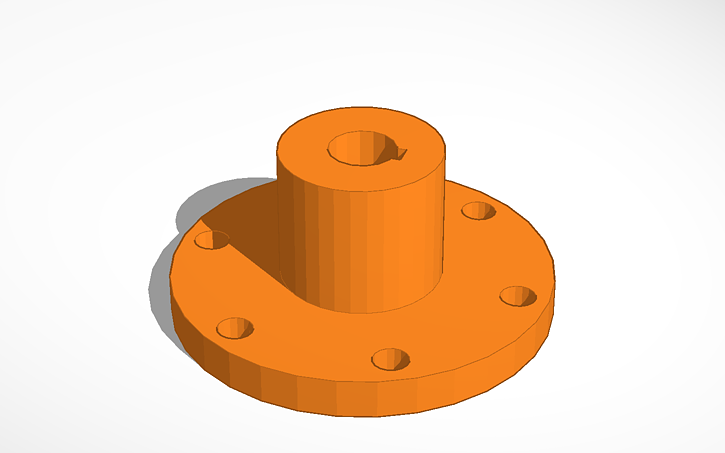 3D design Round part - Tinkercad