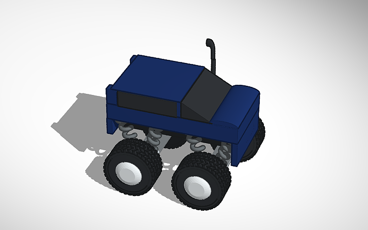 3D design monster truck | Tinkercad