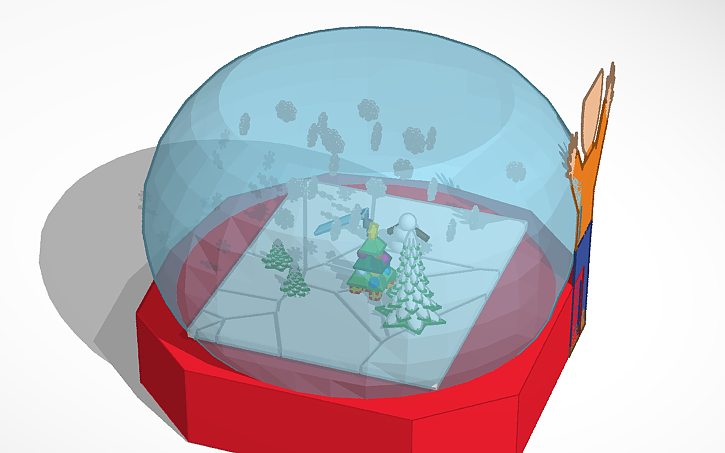 3D design Новогодний подарок - Tinkercad