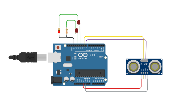 Circuit design Ejercicio 7 Lab 3 - Tinkercad
