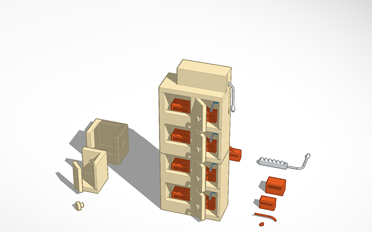 3D design Charging Station - Tinkercad