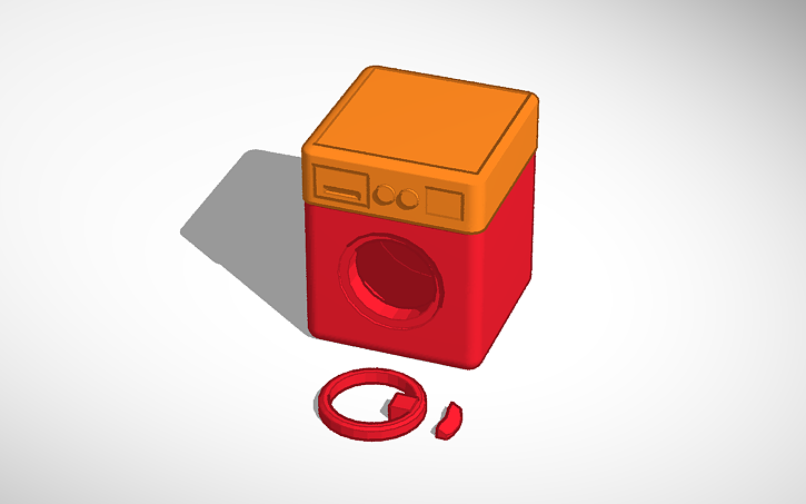 3D design Washing Machine | Tinkercad