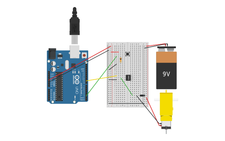 Circuit design GIRANDOLA MOTORIZZATA - Tinkercad